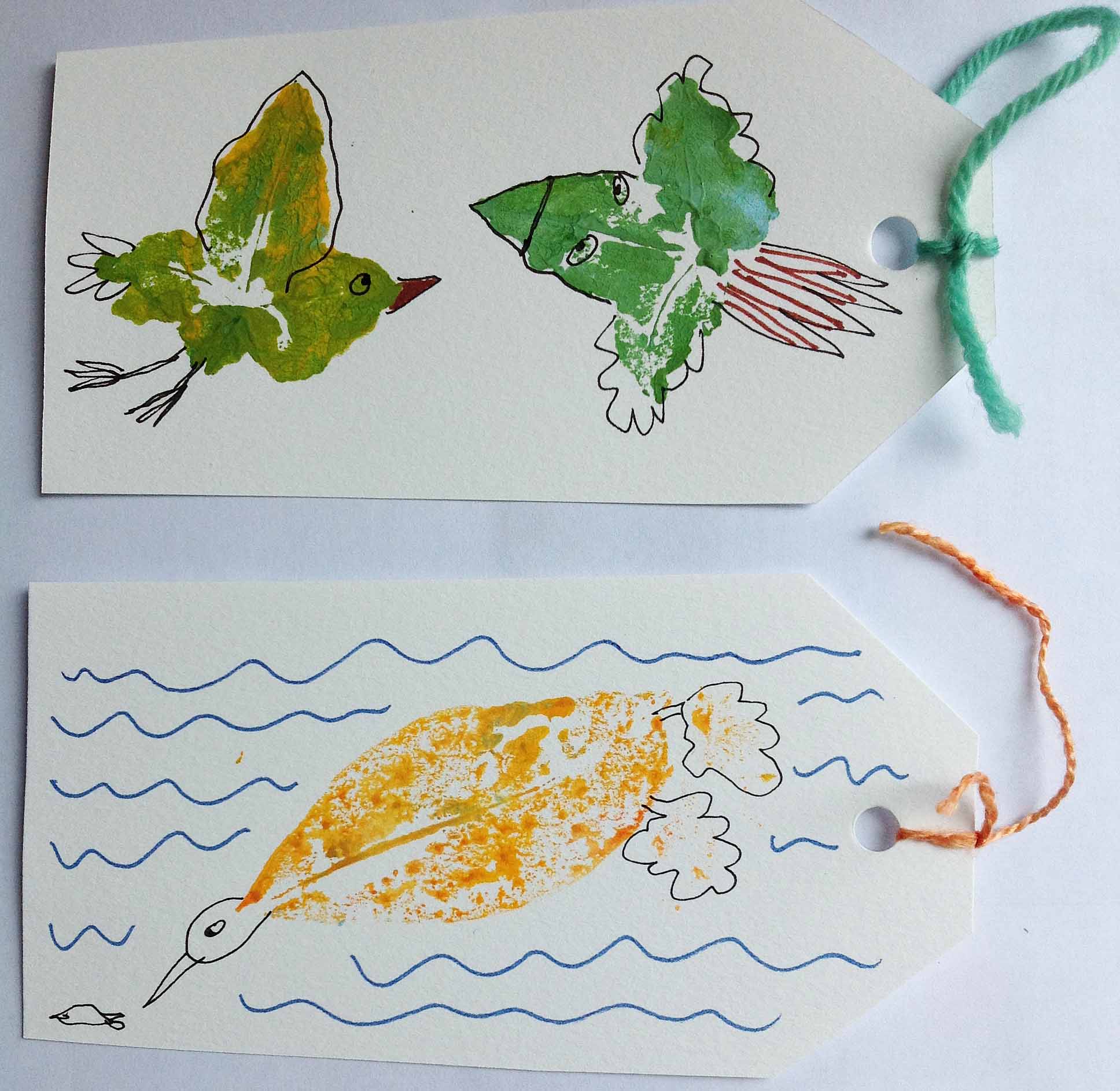 Leaf printing | languageisheartosay.com